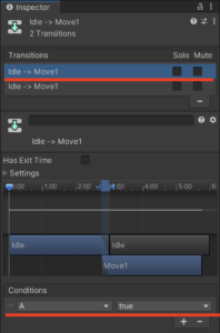 [Unity]アニメーションの作り方⑥遷移の条件分岐・アニメーションパラメーター編〜Trigger、Bool、Int、Float 〜 | えきふるゲームラボ
