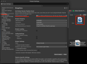 [Unity]URPやBuilt-in、HDRPを後から変える方法〜レンダーパイプライン〜 | えきふるゲームラボ