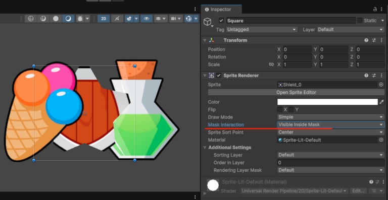 [Unity]マスク機能を理解してUIやsprite画像を自由自在に切り取ろう！[マスク徹底攻略] | えきふるゲームラボ
